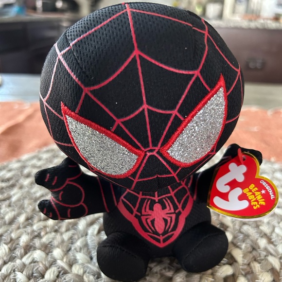 Beanie Babies | Toys | Spider Man Movie Miles Morales Black Red ...